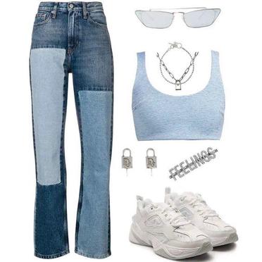 Blue Outfits Polyvore